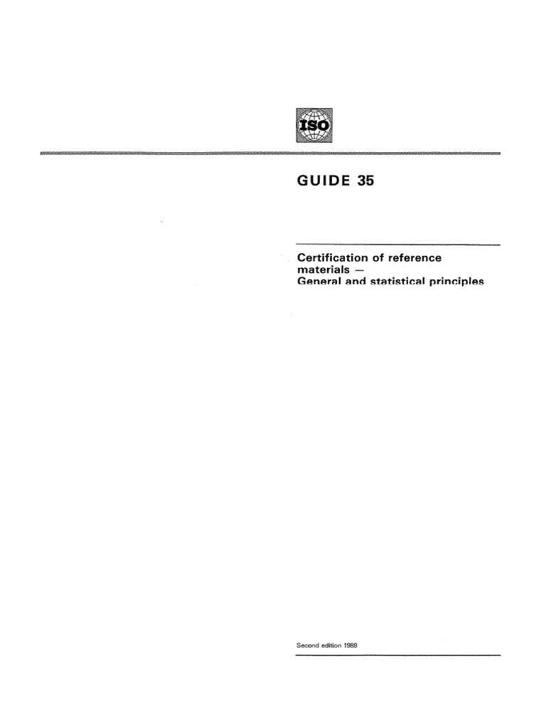Iso Guide-35 | PDF