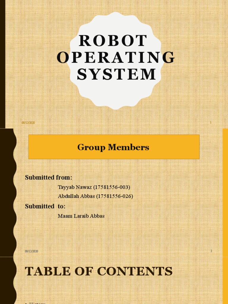 Robot Operating System | Download Free PDF | Operating System | Software