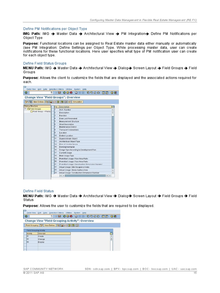 Define PM Notifications Per Object Type: Configuring Master Data ...