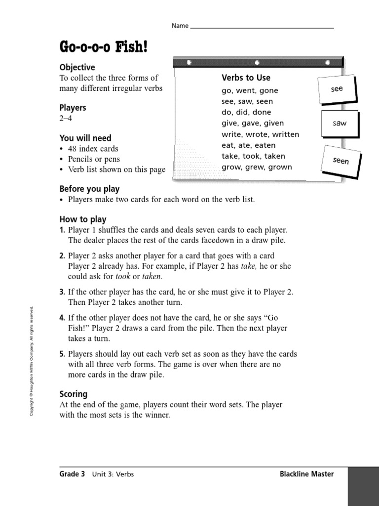 Unit3 PDF | PDF | Card Games | Grammar