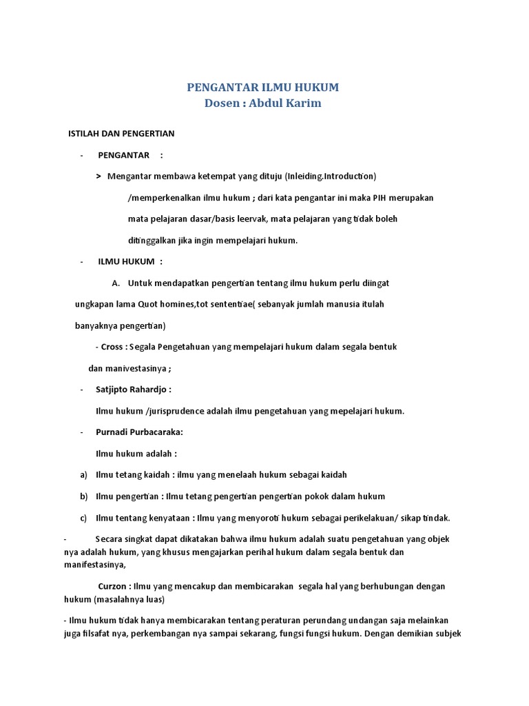 Materi Pih | PDF | Politik