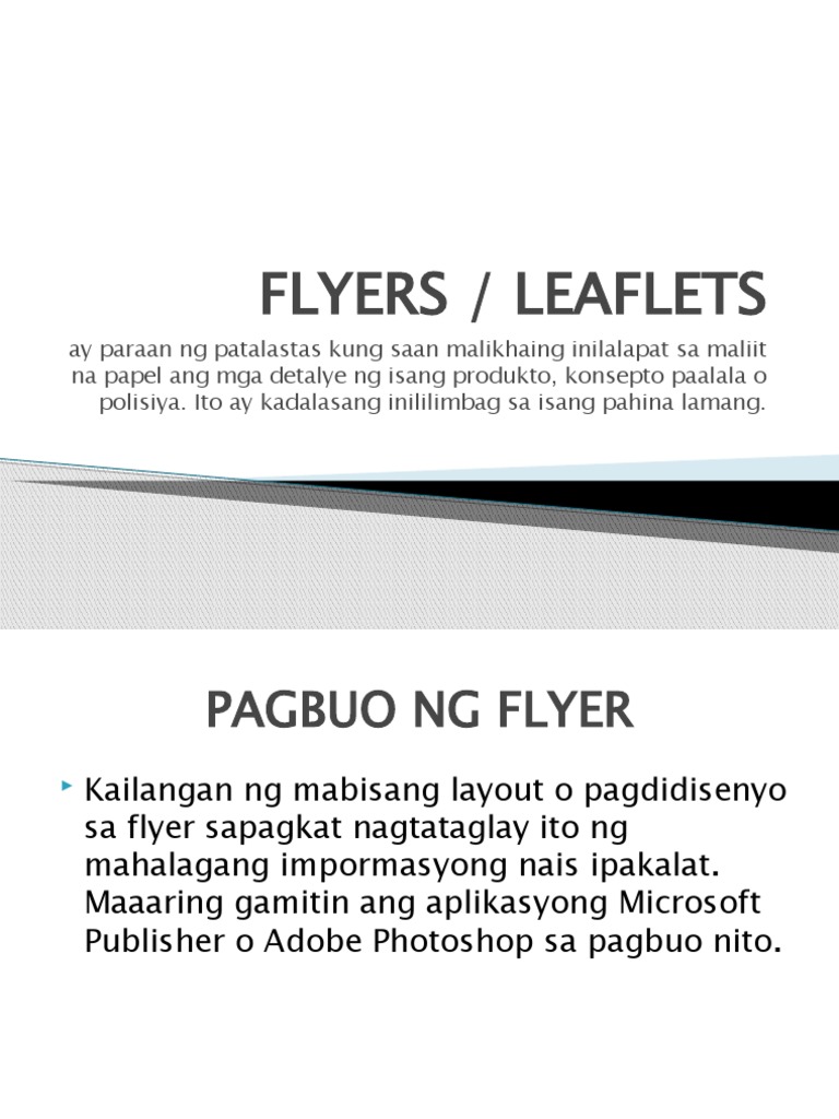 FLYERS | PDF
