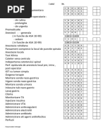 Fișă Monitorizare Pacient Spital | PDF