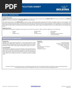 Belzona 1212 Specification Sheet | PDF | Density | Pascal (Unit)