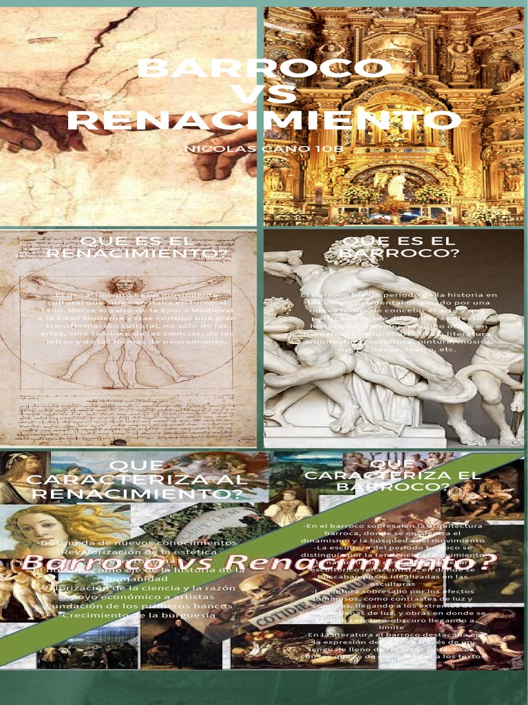 Barroco VS Renacimiento | PDF | Barroco | Renacimiento