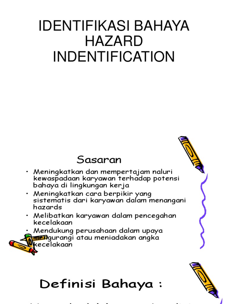 6,7 Identifikasi Bahaya | PDF | Teknologi & Rekayasa