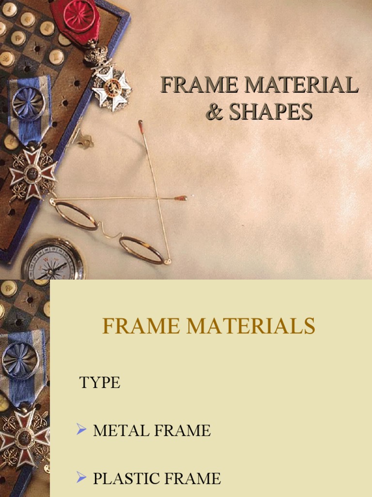 Types of Frames Ram | PDF | Fineness | Gold