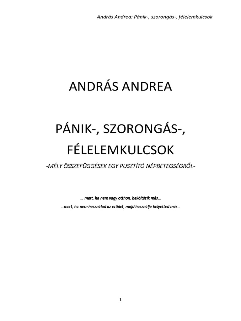 András Andrea | PDF