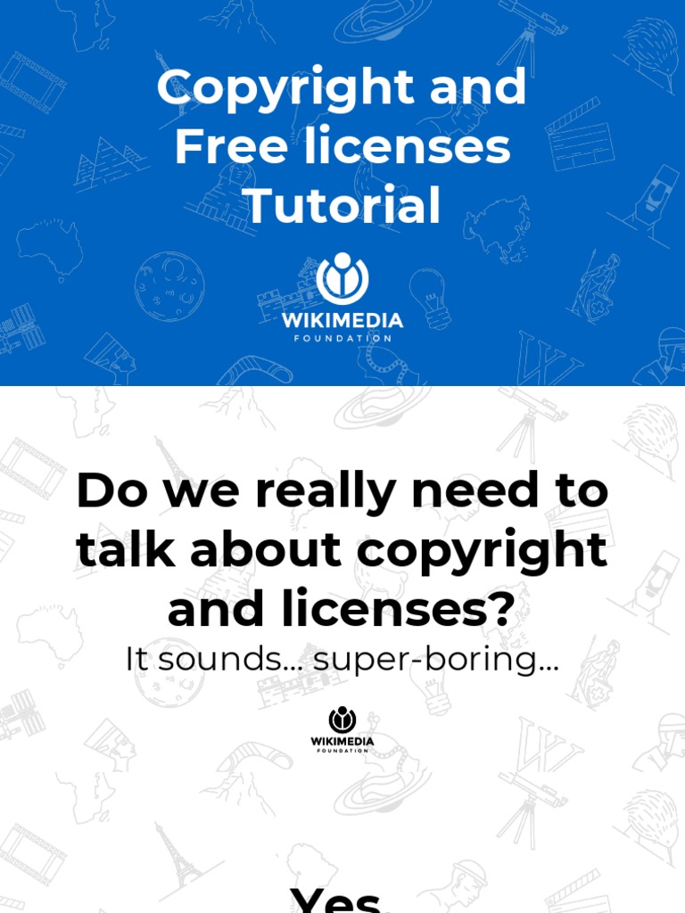 Copyright and Free Licenses Tutorial | PDF | Creative Commons License ...