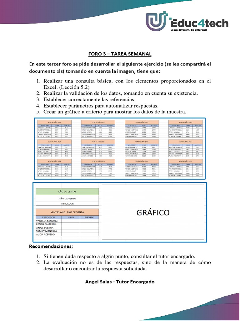 Ejercicio Foro3 PDF | PDF