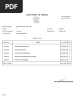 MBA Marksheet | PDF | Computing | Business