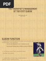 Elbow Joint Goniometry Guide | PDF