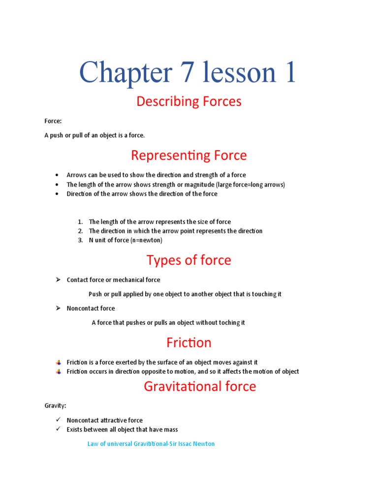Chapter 7 Lesson 1 | PDF