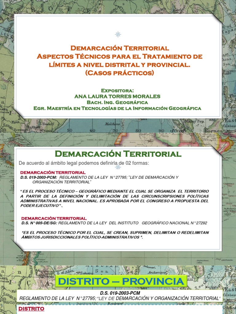Demarcación Territorial en Perú: Aspectos Clave | PDF | Lima | Perú