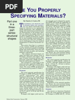Specified Minimum Yield Strength For Steel Pipe | PDF