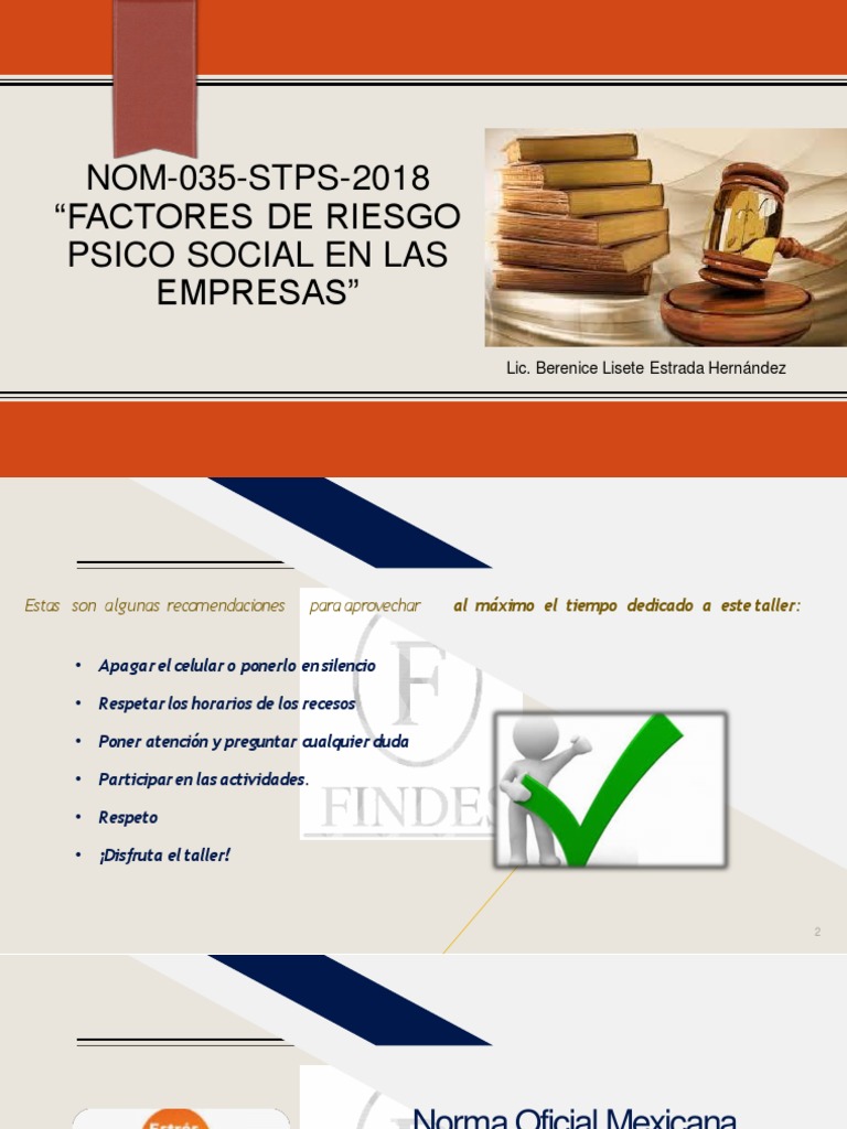 Material NOM-035-STPS-2018 PDF | PDF | Acoso sexual | Derecho laboral