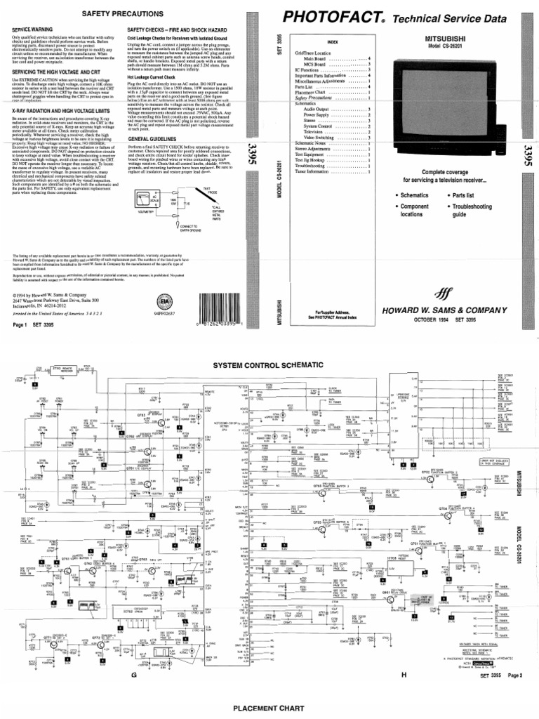 Mitsubishi CS-26201 | PDF