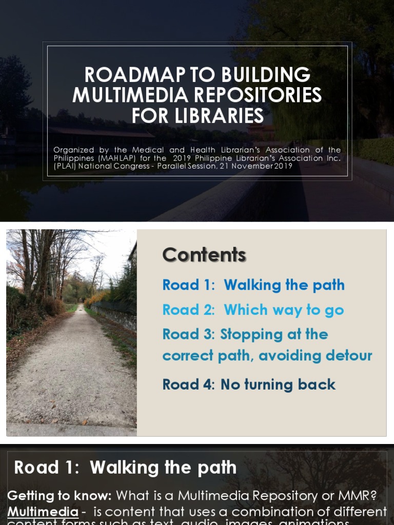 Multimedia Library Presentation | PDF | Digital Library | Metadata