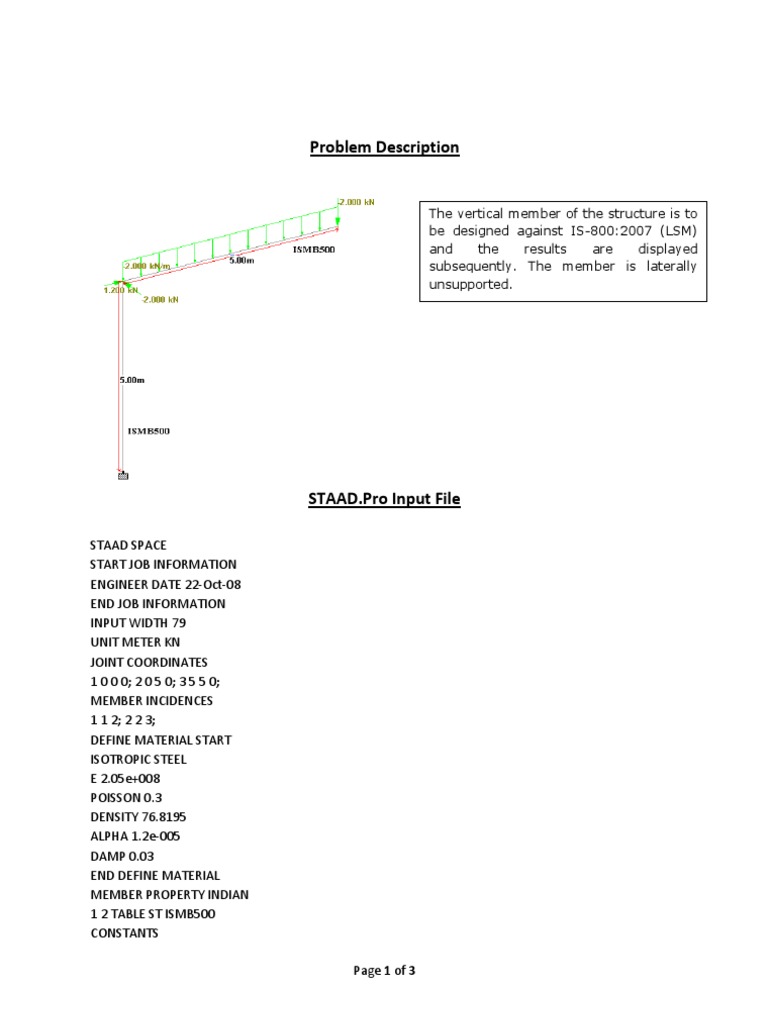 IS800 2007 I-Section 1 | PDF