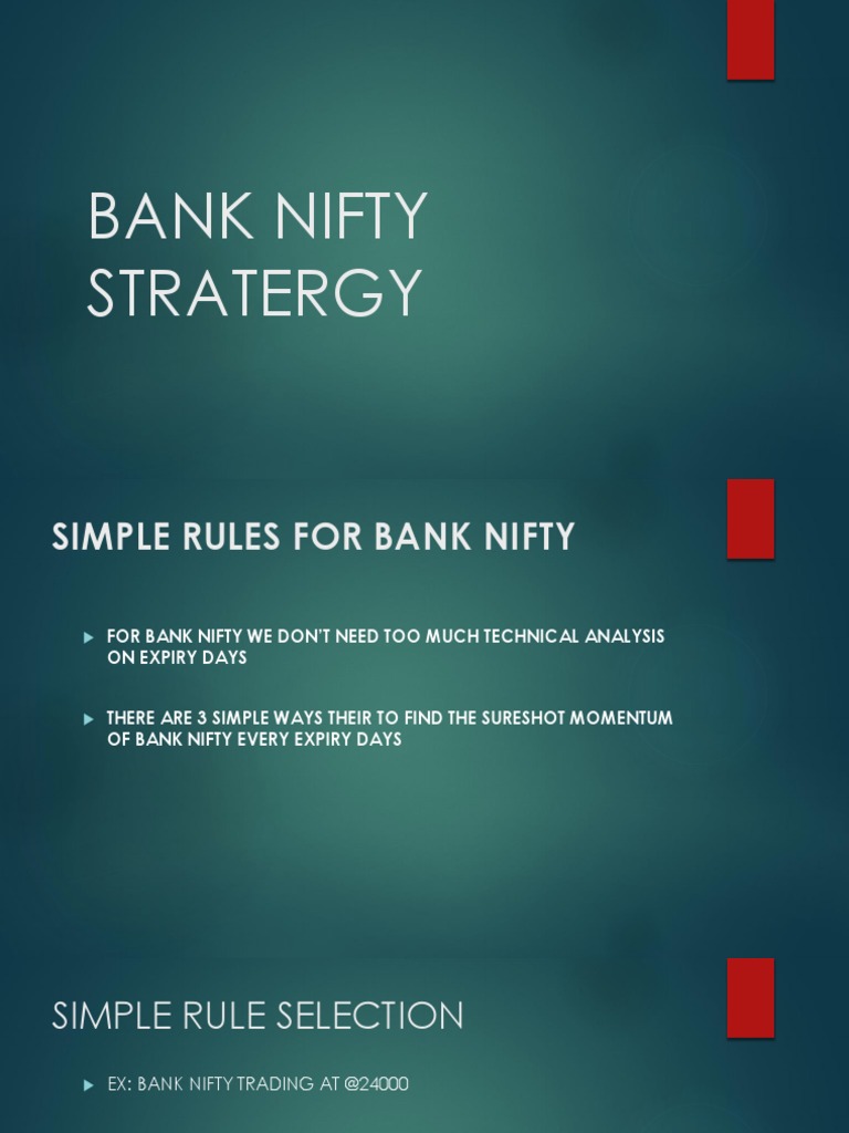Bank Nifty Stratergy PDF | PDF Bank Nifty Stratergy PDF | PDF