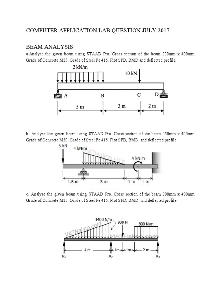 Analysis and Design of Beams, Trusses, Frames, and Multi-Storey ...