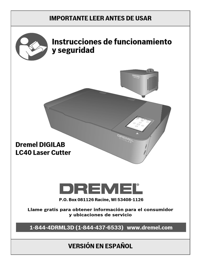 Dremel LC40 - Manual - Spanish PDF | PDF | Láser | Descarga electrostática