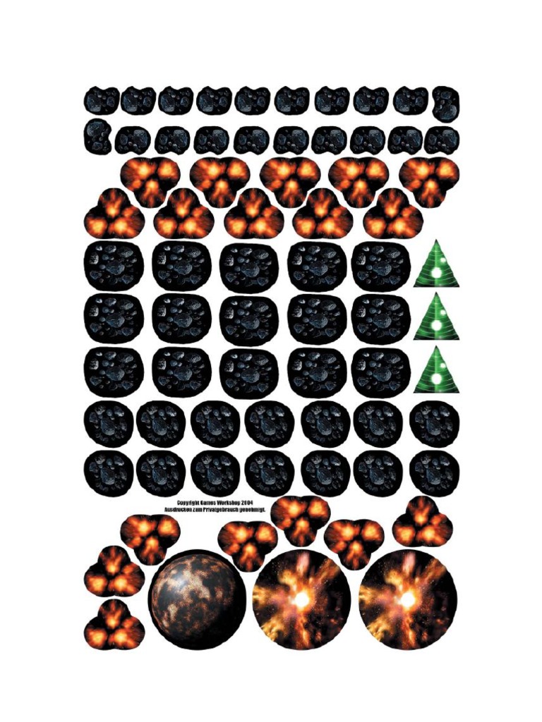 BFG Blast Markers and Asteroids | PDF