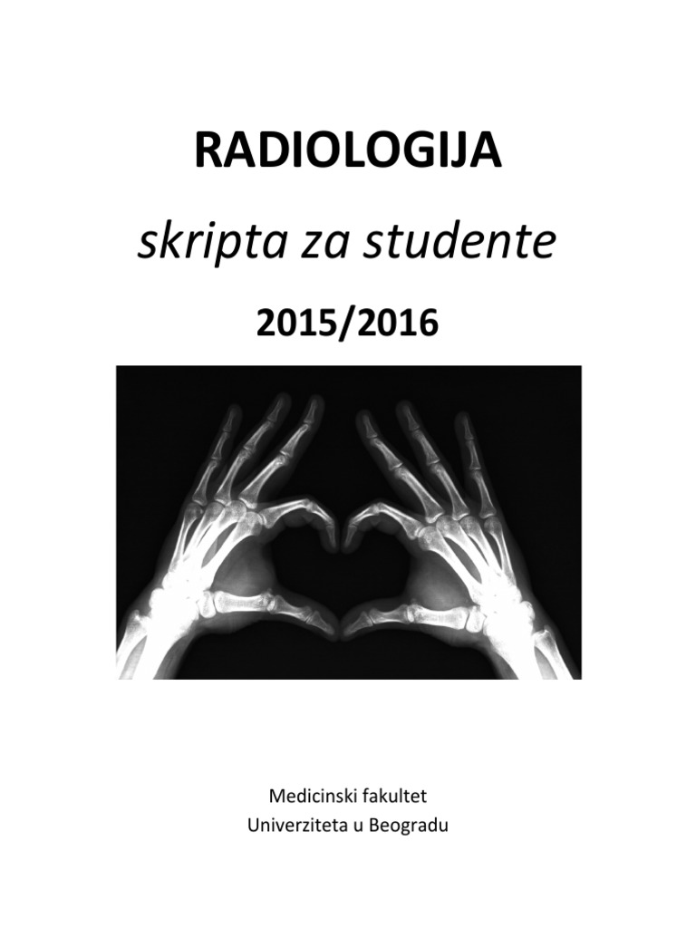 Radiologija Skripta 2016 | PDF