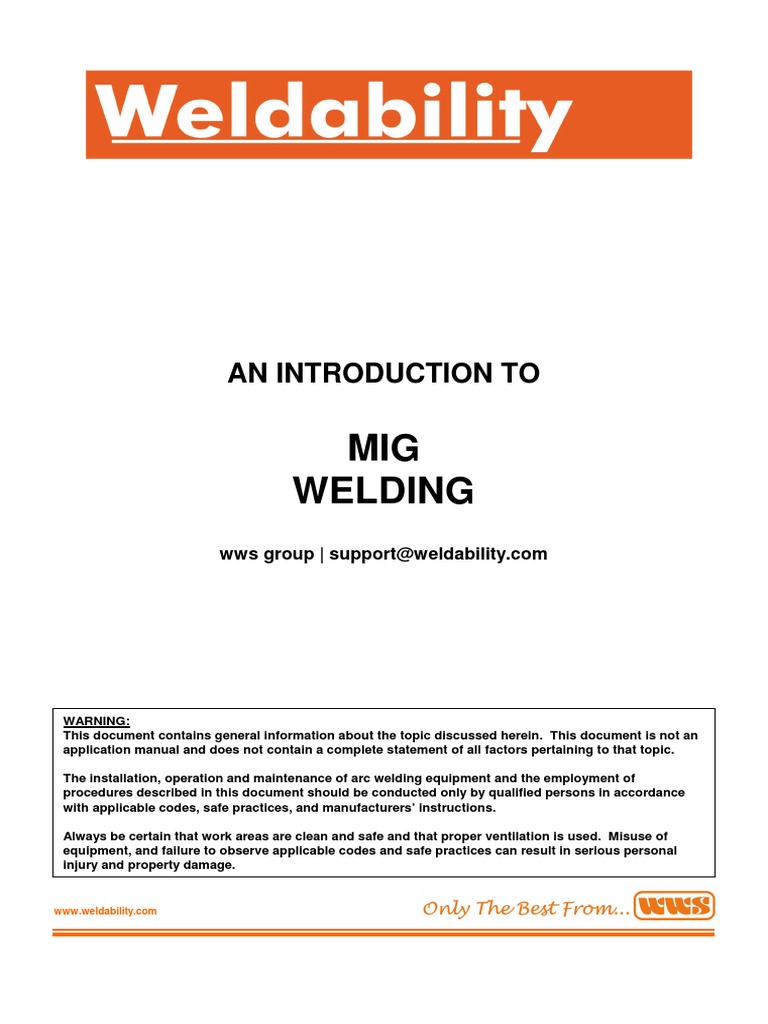 Introduction to MIG Welding Basics | PDF | Welding | Construction
