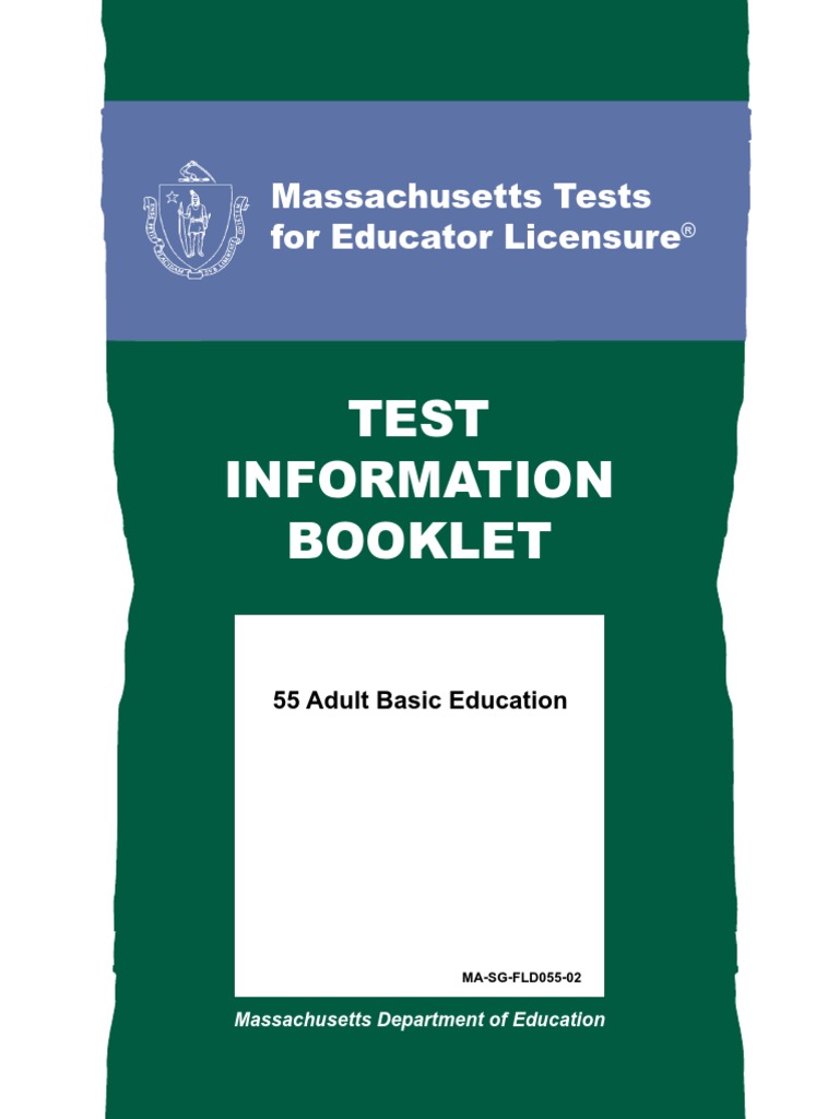 Test Information Booklet: Massachusetts Tests For Educator Licensure ...