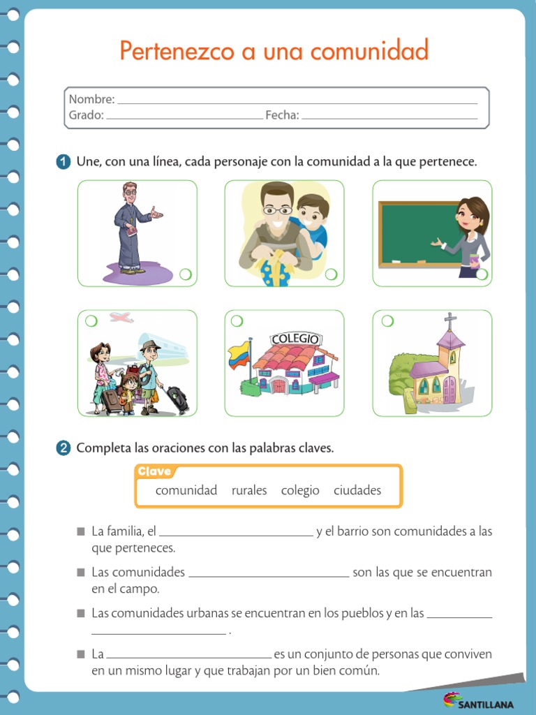 ES3 - U2 - P47 - RI - Pertenezco A Una Comunidad | PDF