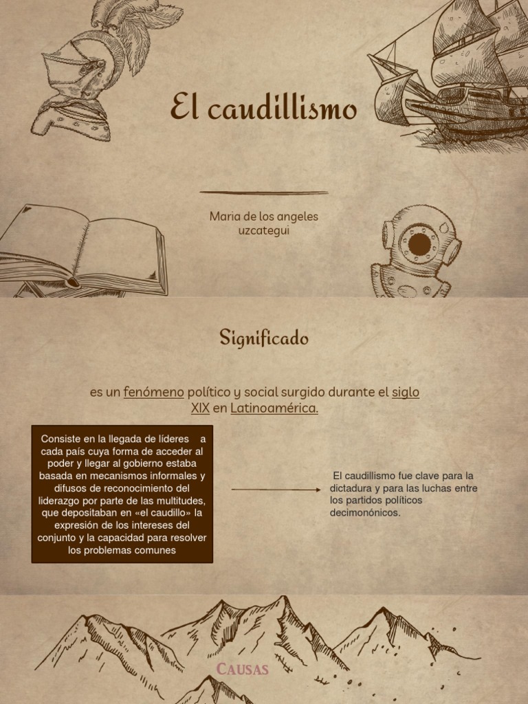 Caudillismo Sociales | PDF | America latina | América del Sur