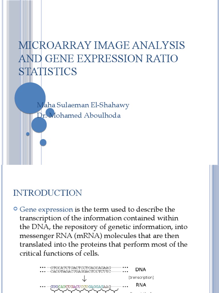 MICROARRAY | PDF | Dna Microarray | Gene Expression
