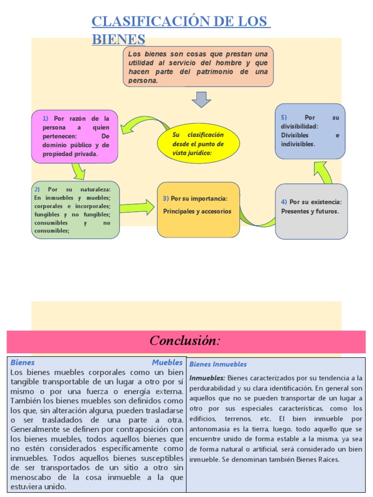 Clasificacion de Bienes Mapa Conceptual | PDF