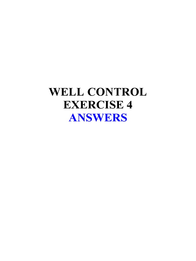 Exercise 4 Answers | PDF | Chemical Engineering | Nature