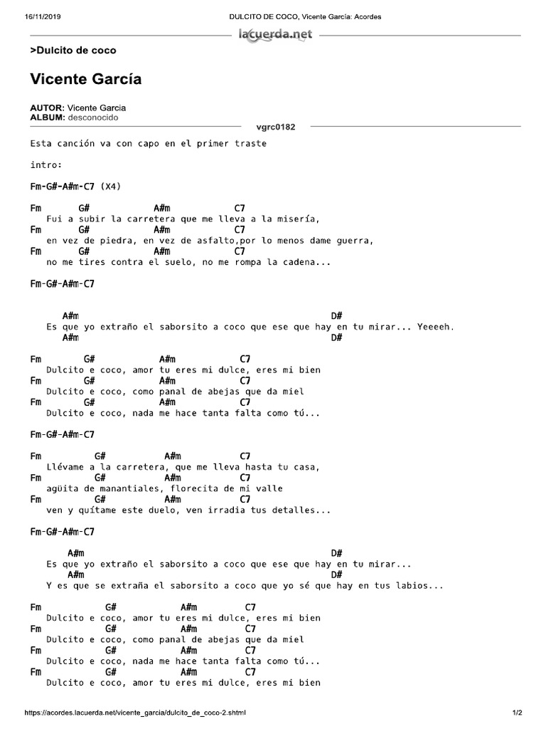 18.dulcito E' Coco PDF | PDF