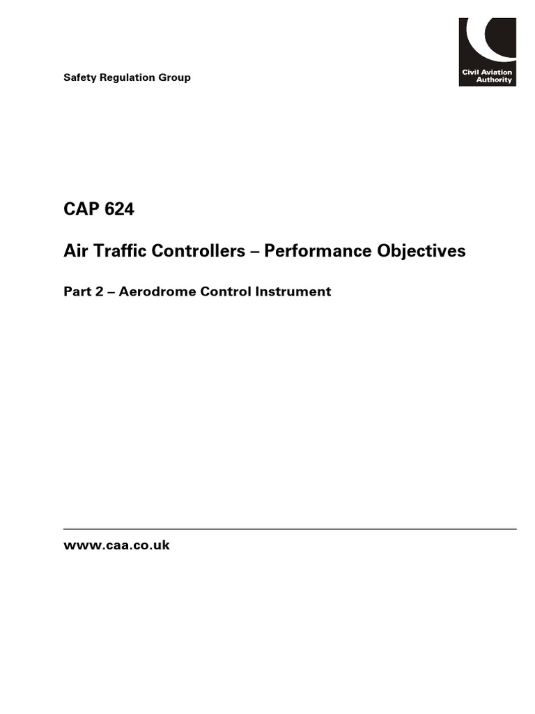 Aerodrome Controller Performance Objective Instrument | PDF | Air ...