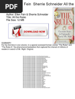 Ellen Fein - The Rules | PDF