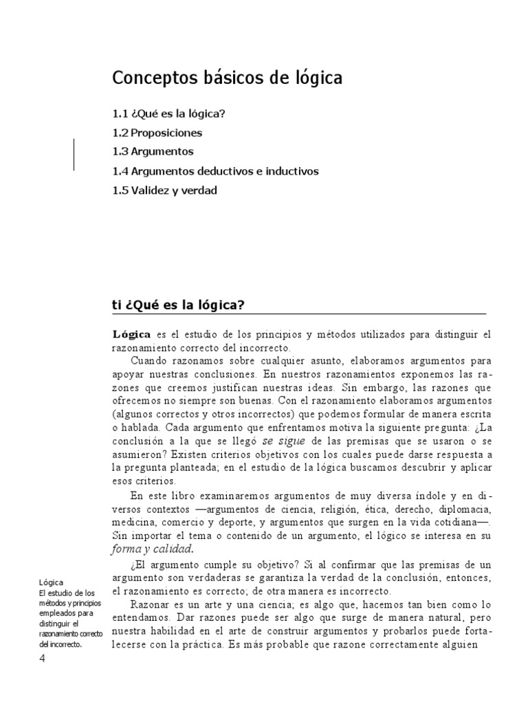 Introducción a la lógica formal | PDF | Argumento | Proposición