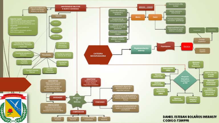 Mapa Conceptual Catedra Neogranadina | PDF | Institución | Seguridad