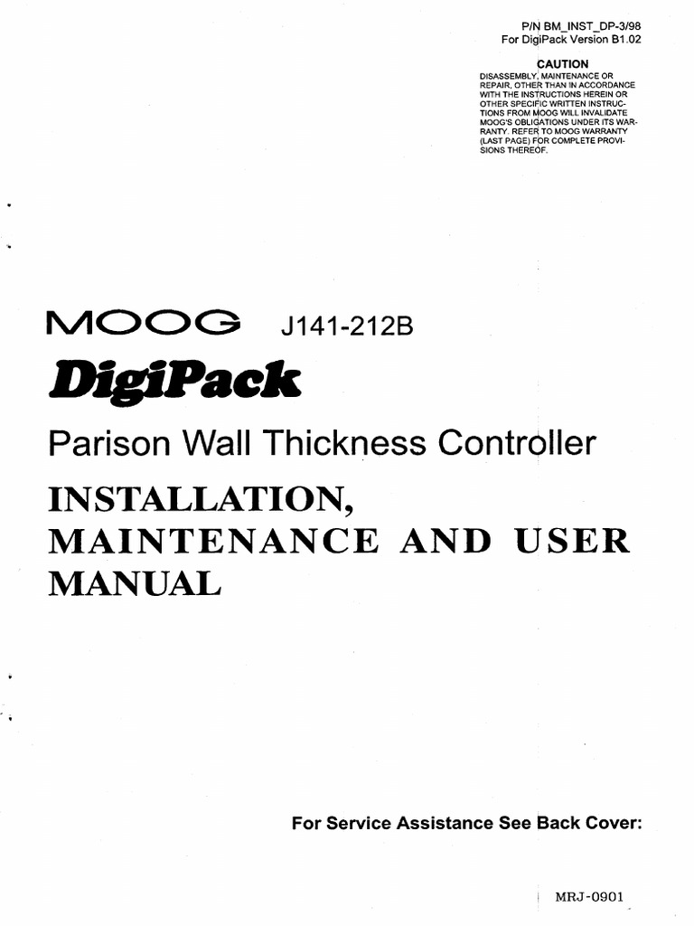 Manual Digipack Moog PDF | PDF