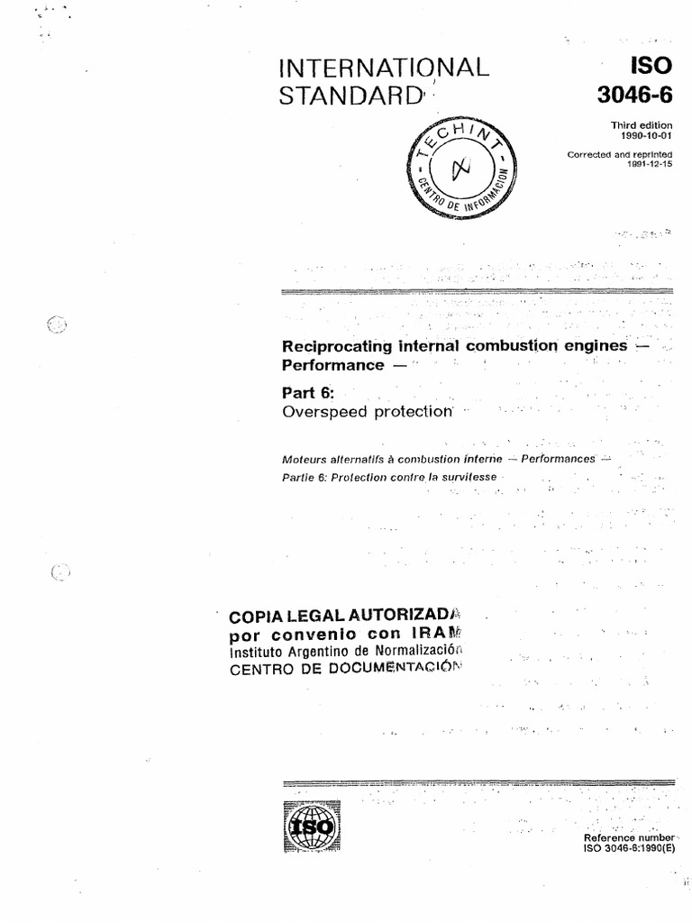 Iso 3046-6 | PDF
