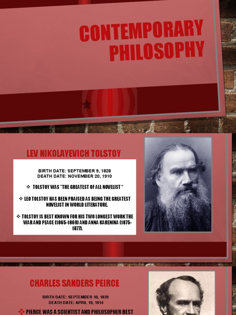 Key Figures in Contemporary Philosophy | PDF | Logic | Epistemology