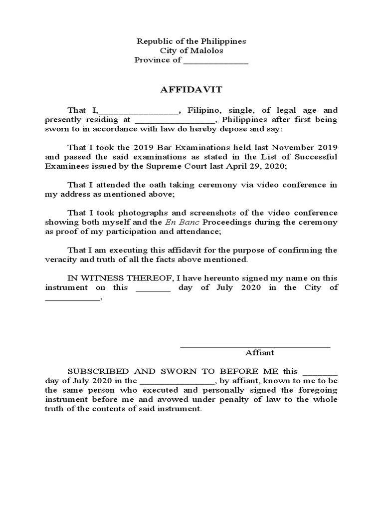 Affidavit: - Affiant | PDF