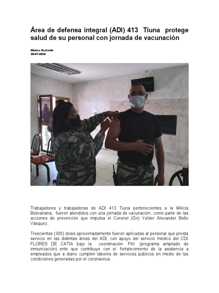 Área de Defensa Integral | PDF