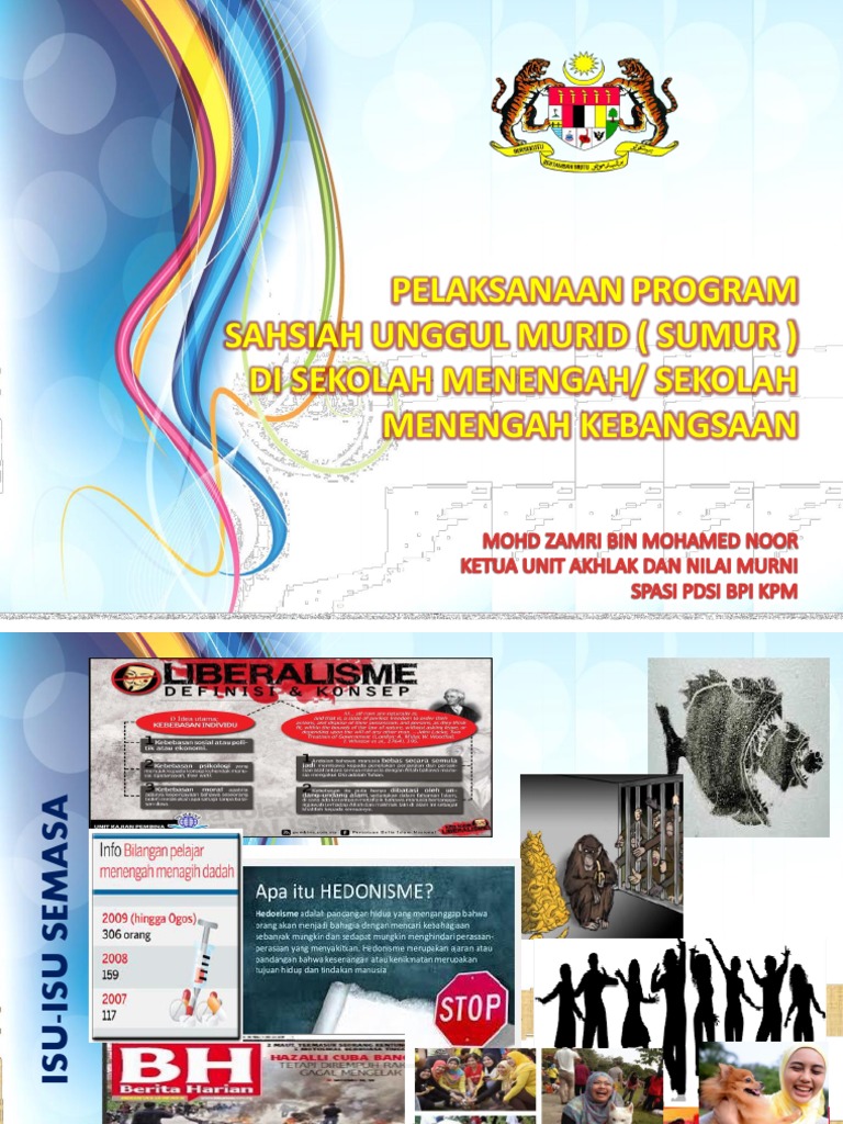 Slide Pembentangan Program SUMUR SMK | PDF