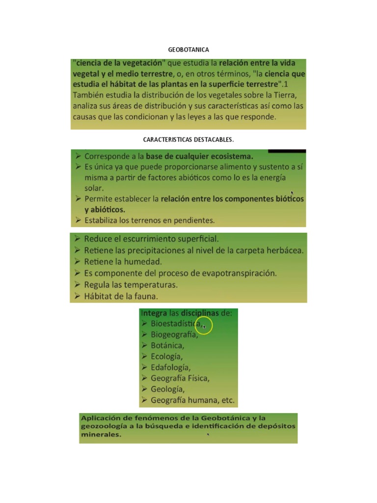 Geobotanica - Geozoologia Como Metodo Geoquimico | PDF
