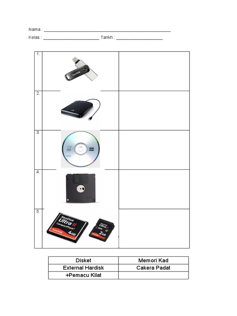 Jenis-Jenis Storan Komputer (PPKI) | PDF | Komputer