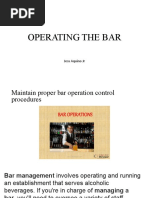 History of Bar Operations | PDF | Bar | Tavern