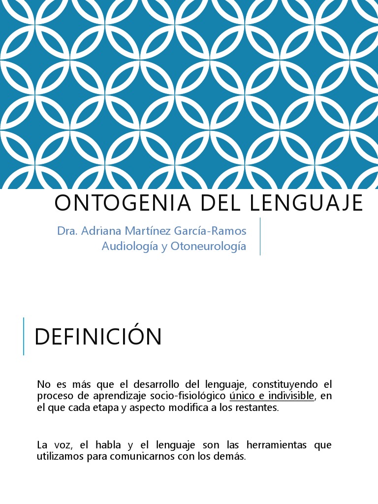 Ontogenia del Lenguaje: Desarrollo y Etapas | PDF | Palabra ...